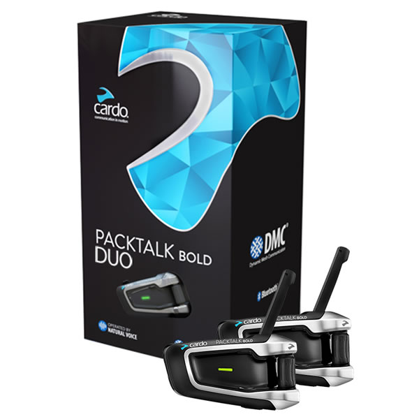 Cardo Scala Rider PACKTALK DUO BOLD motorcycle intercom headsets